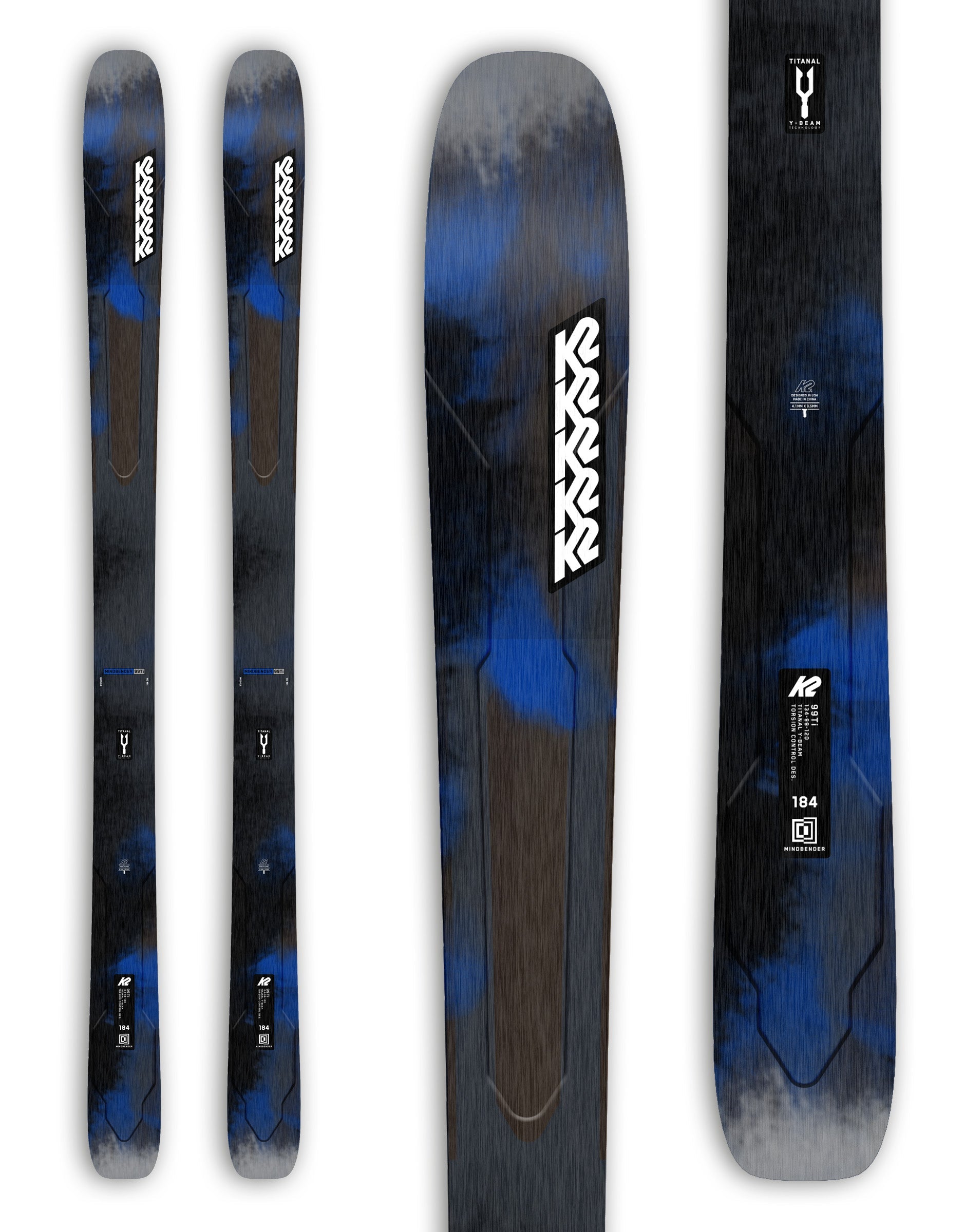 K2 Mindbender 99 Ti Skis 2025 Versatile Performance aussieskier