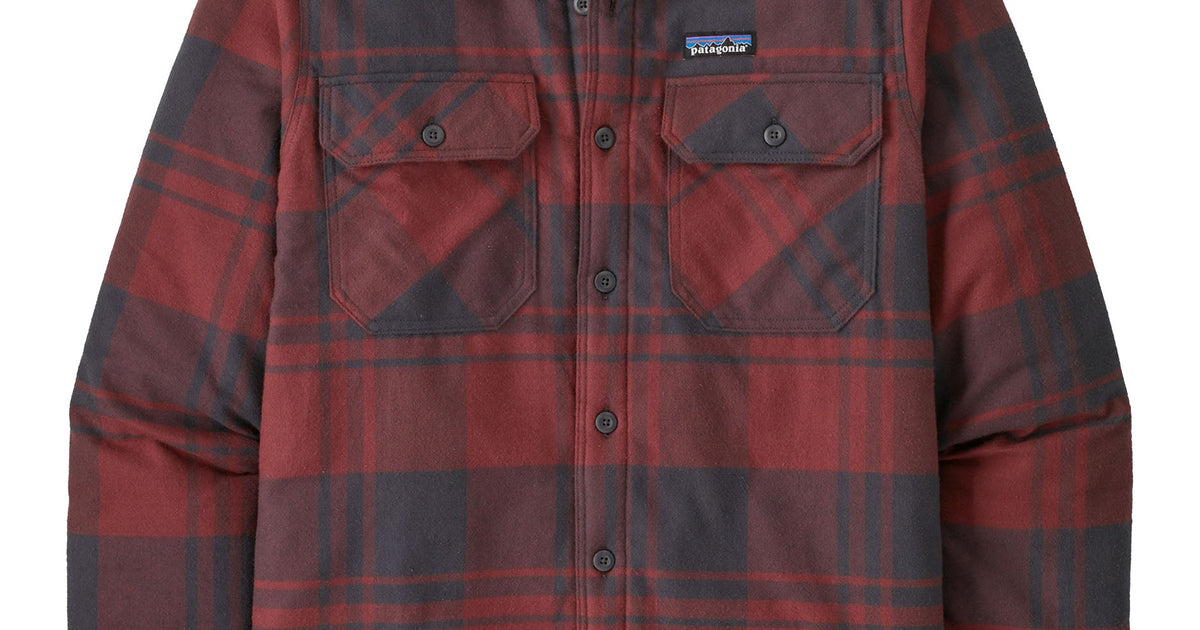 Patagonia Organic Cotton MW Fjord Flannel - Insulated Comfort ...